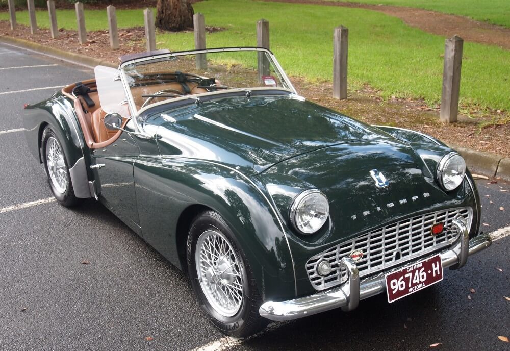 Triumph TR 3A 1958 - Convertible - Australian Child Restraint Resource ...